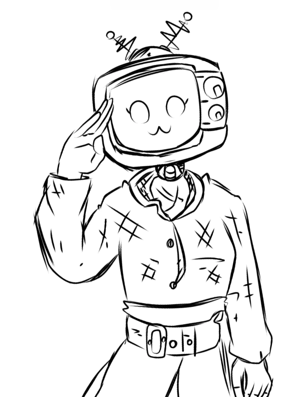 Quick and effortless quick sketch of tvwoman (real 😰😰😰😰) | Fandom