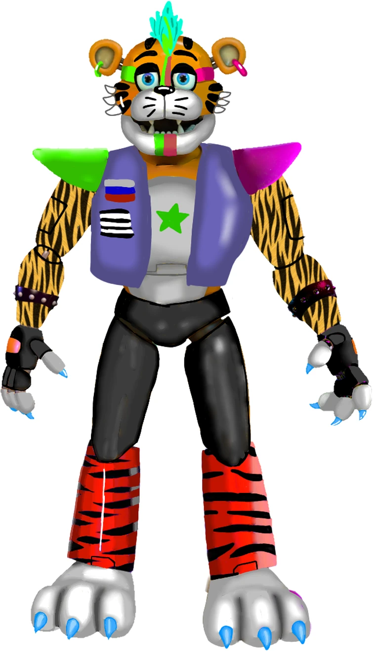 Tiger Glamrock fnaf security breach sb | Fandom