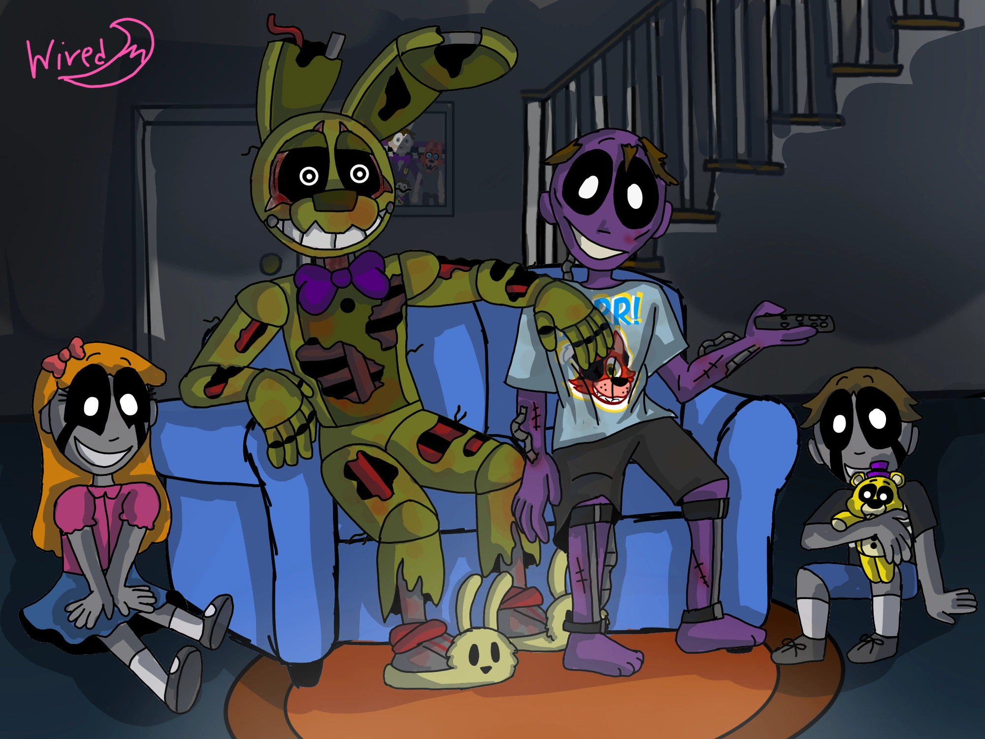 Afton Family movie night (Afton Reunion AU) | Fandom