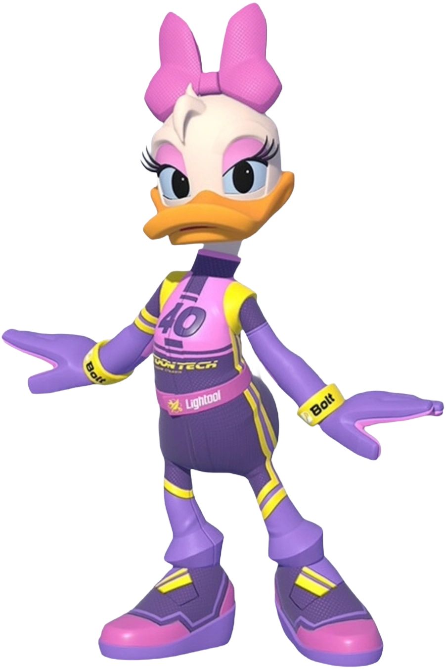 Racesuit Daisy Duck in no background | Fandom
