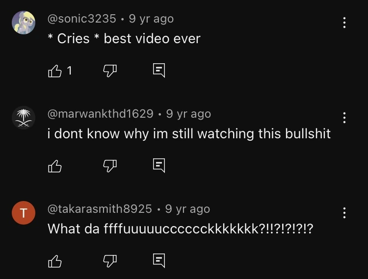 average youtube comments section | Fandom