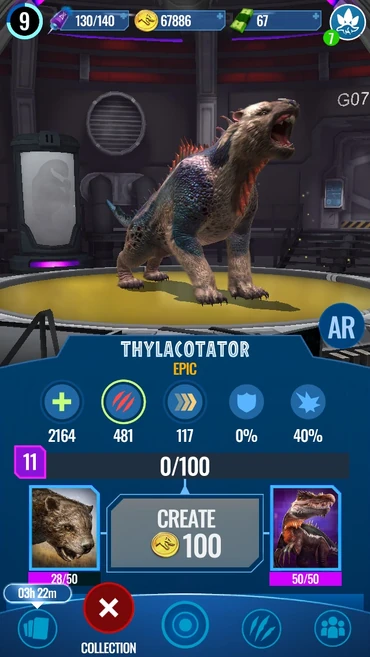 Jurassic world alive hybrid battles s1 GF4 Postimetrodon vs ...