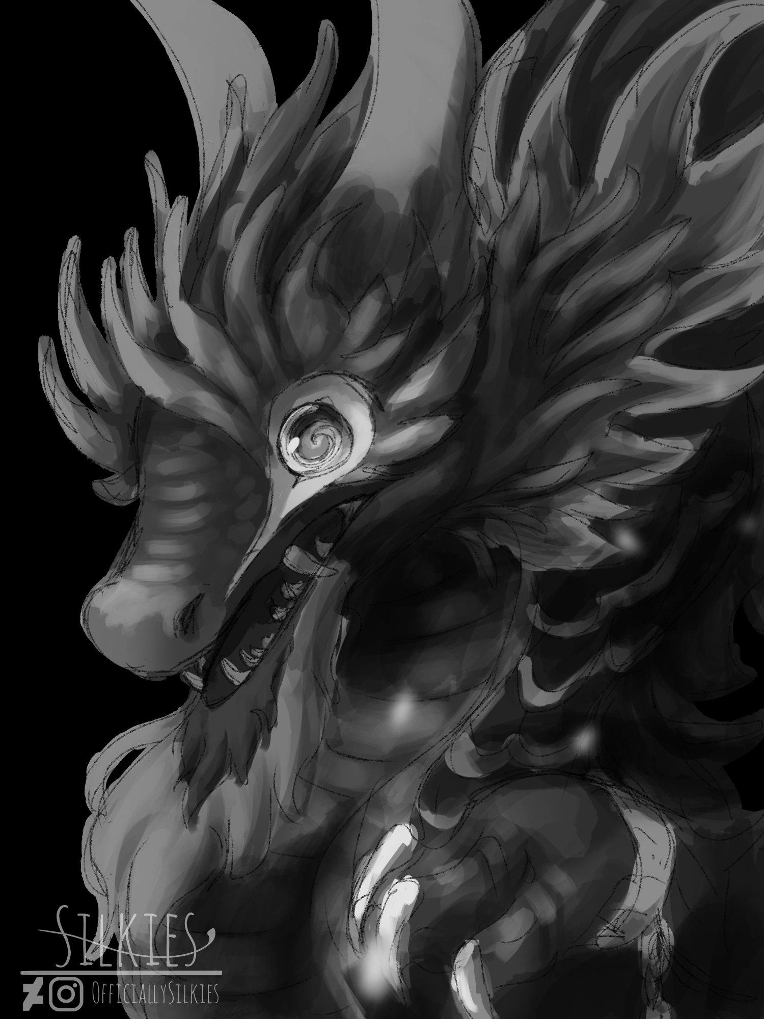 Drawing a fulong using a grey screen filter and generated palette | Fandom