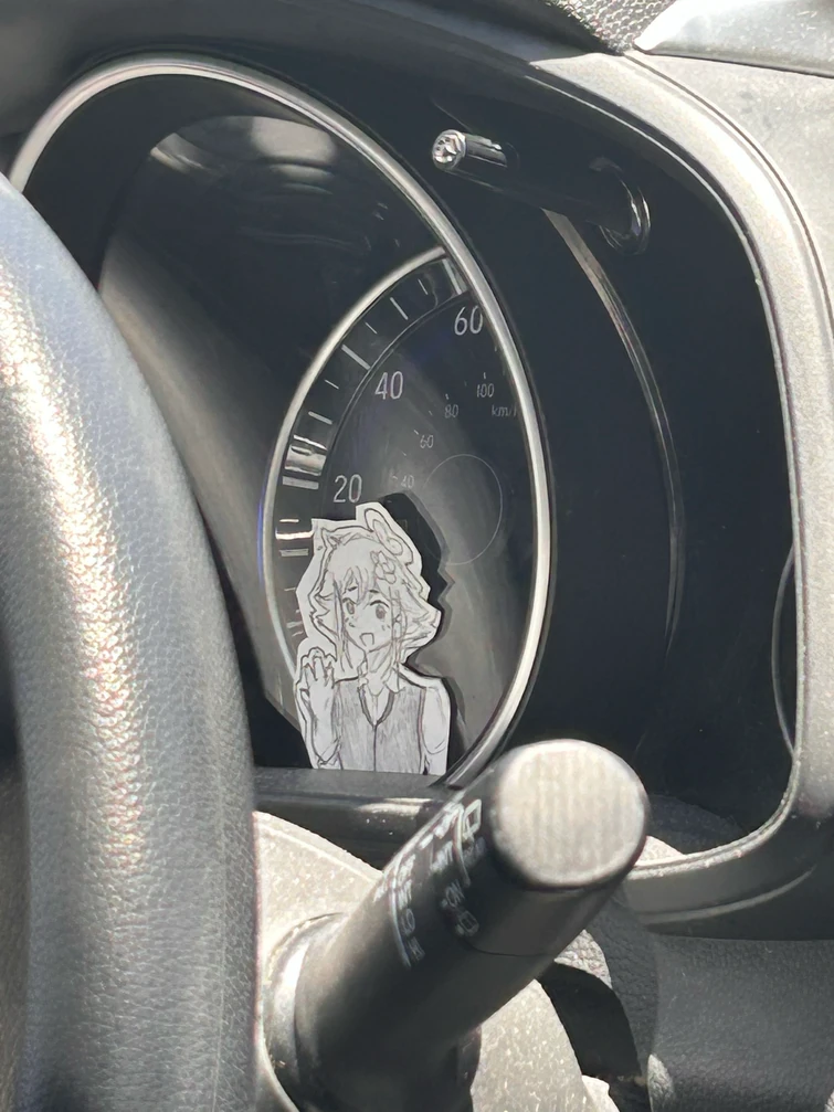 i made a basil drawing for my mom and she put it on her car thingy | Fandom