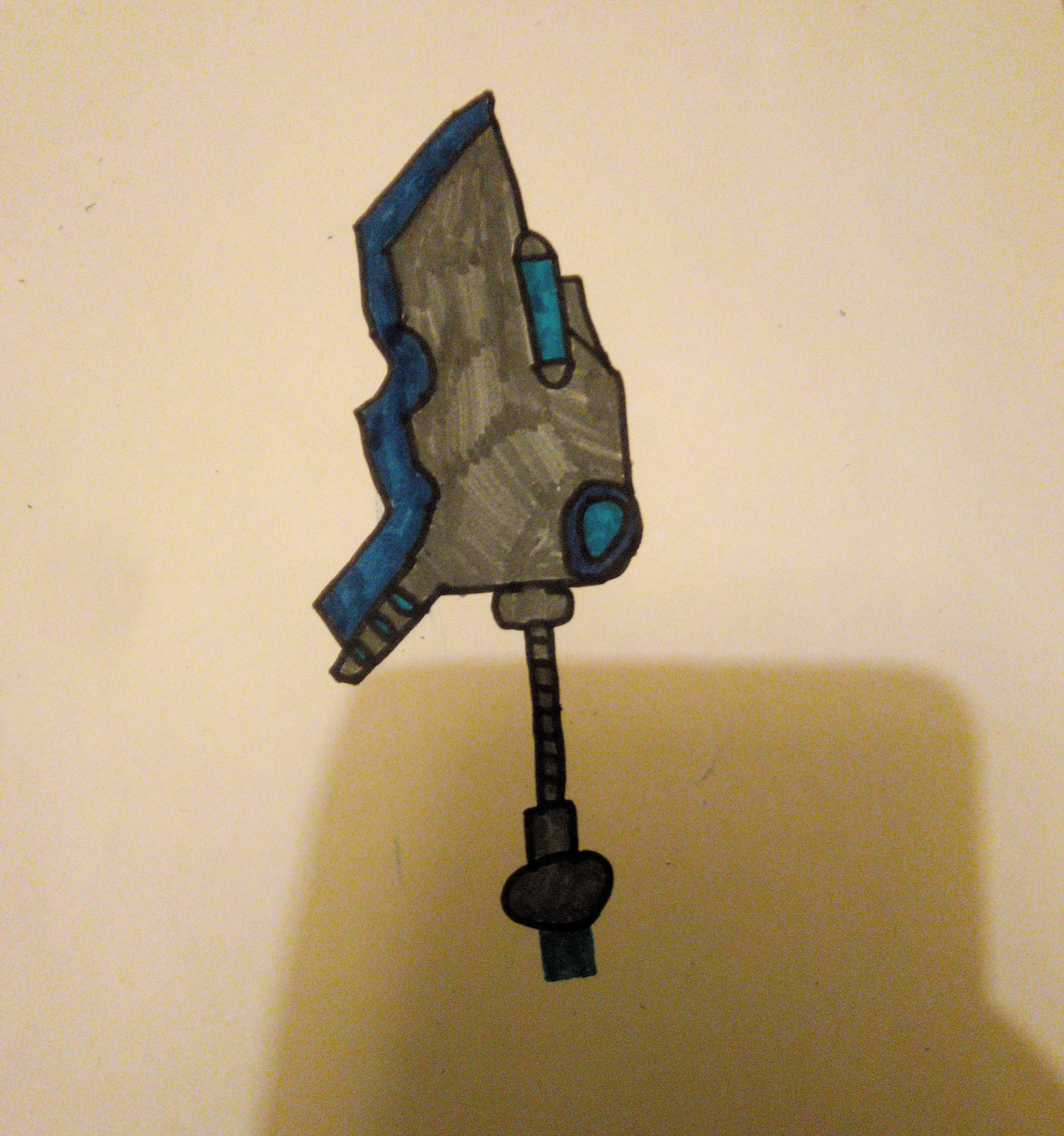 I drew Bioblade.... but in blue | Fandom
