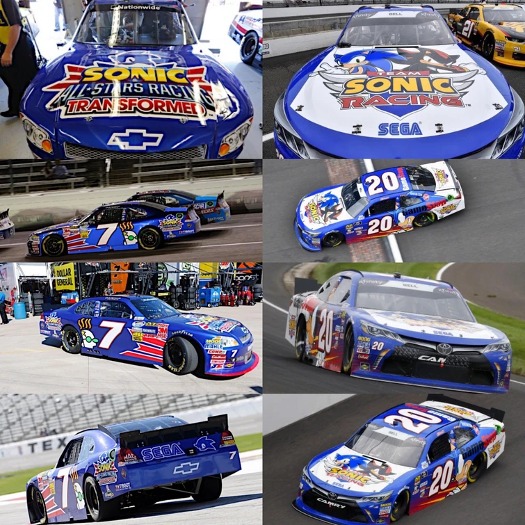 Sonic raced in Nascar | Fandom