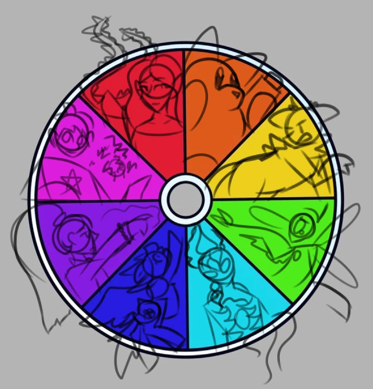 color wheel oc challenge sketch | Fandom