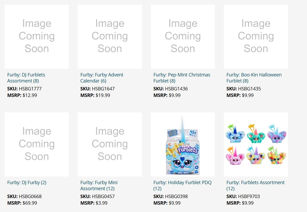 ACDdistribution leaked new Furby names and release dates | Fandom