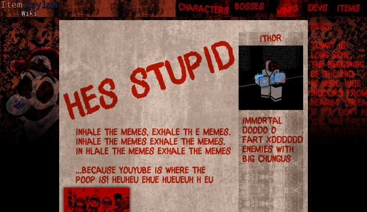 Discuss Everything About Roblox Item Asylum Wiki | Fandom