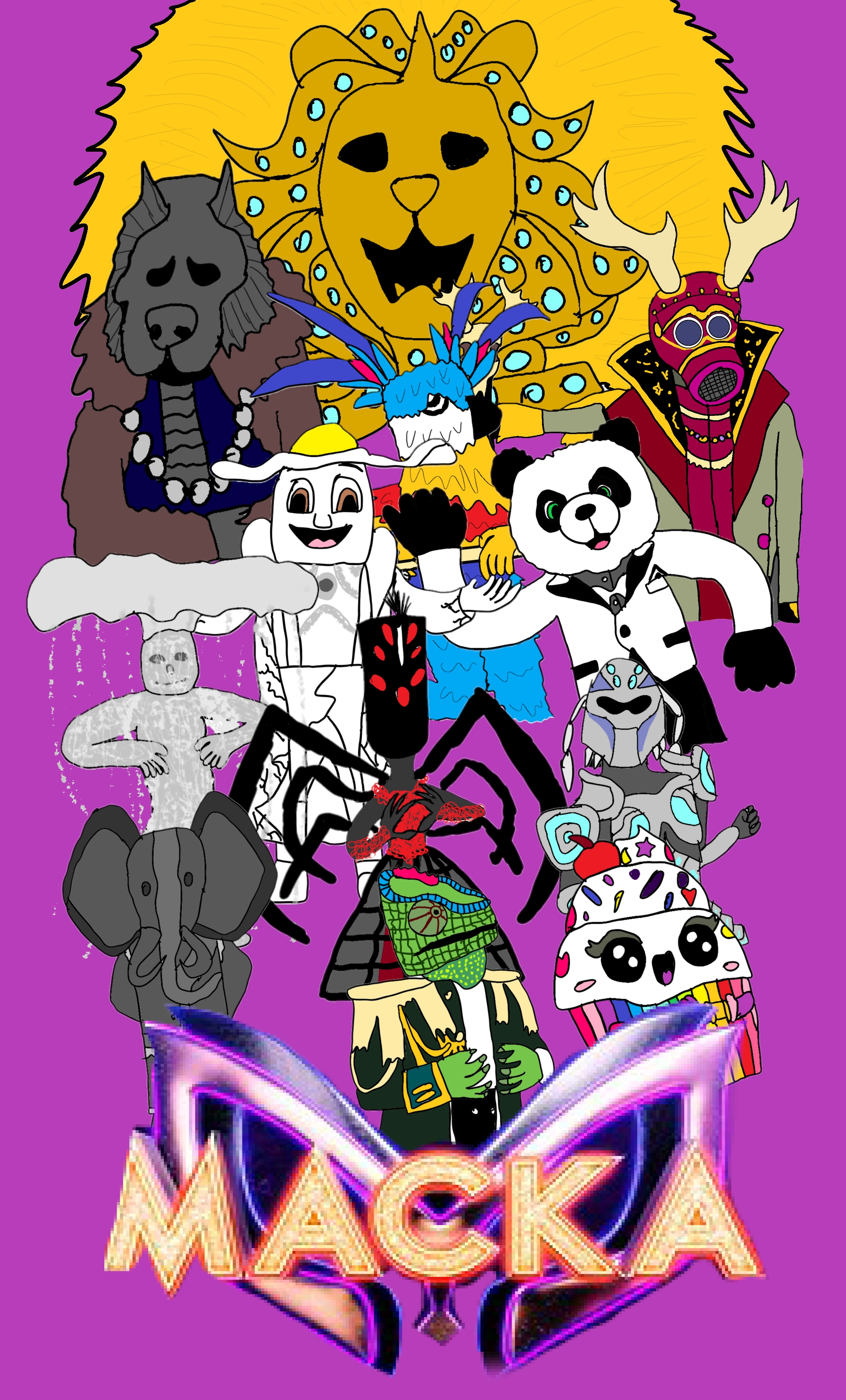 My Fan art. Masked Singer Russia (Маска) | Fandom