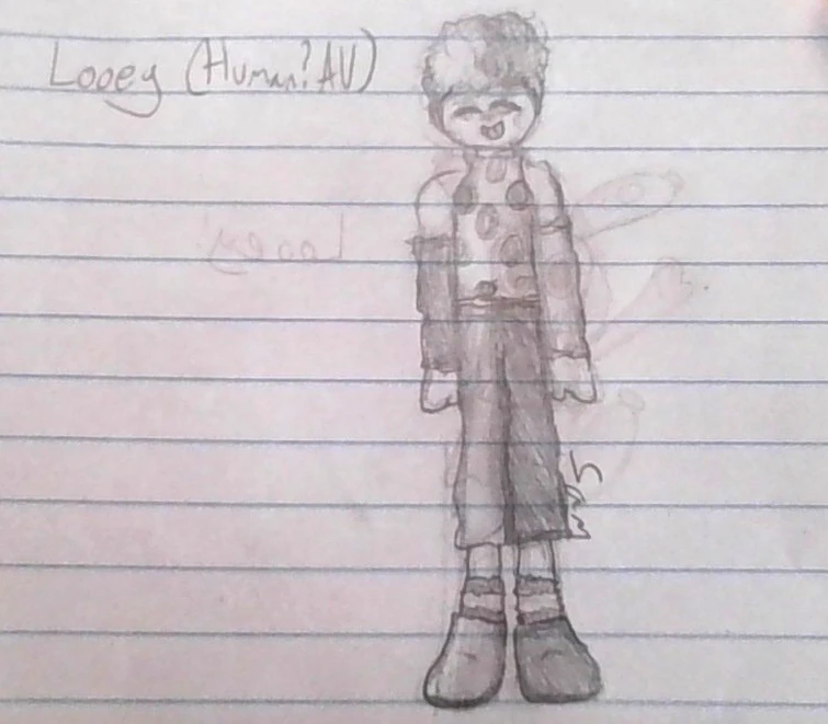 (Looey art + Human AU! Looey art) | Fandom