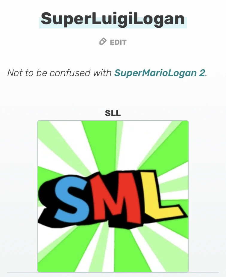 Why does this still say sml 4 th channel it should be changed to SML ...
