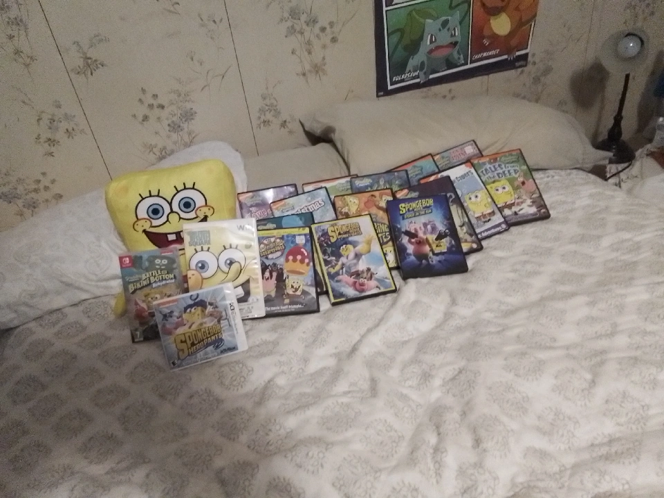All my SpongeBob stuff in 1 photo | Fandom