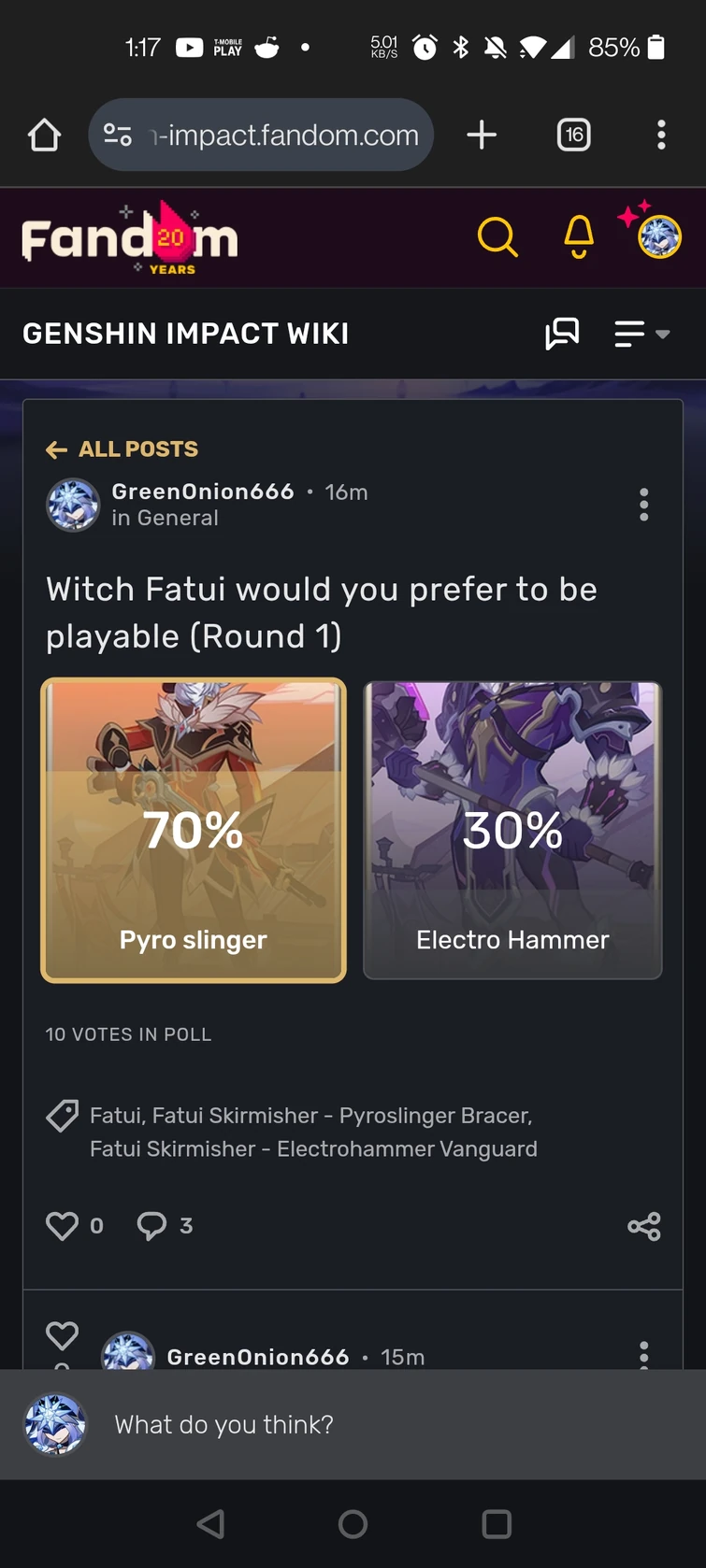 Witch Fatui would you prefer to be playable (Round 1) | Fandom