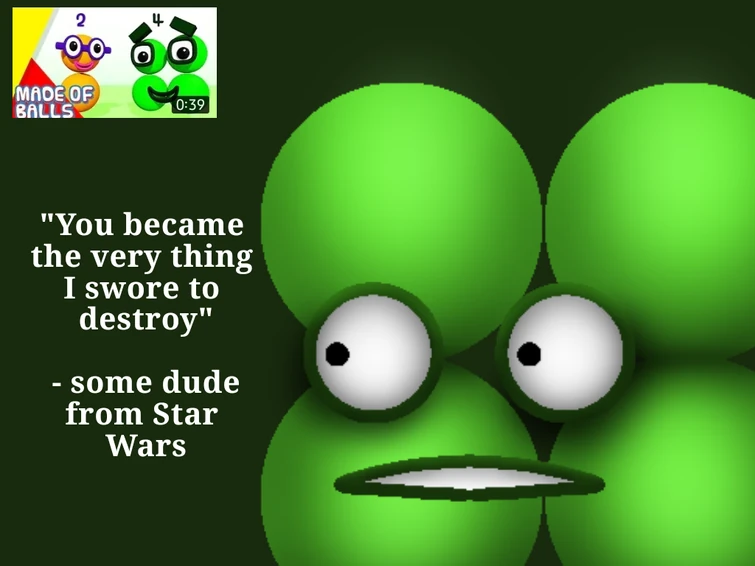 Redrawing scary Numberblocks yt kids thumbnails || episode 1: Four's ...