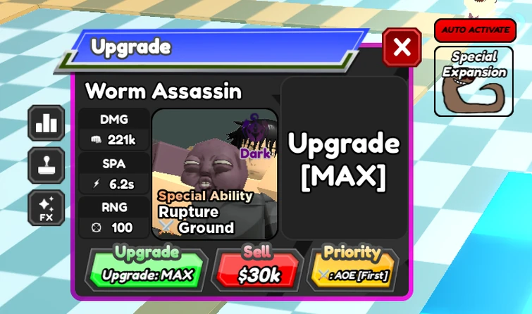 worm assassin (level 1, max upgrade, no buffs, no leader) | Fandom
