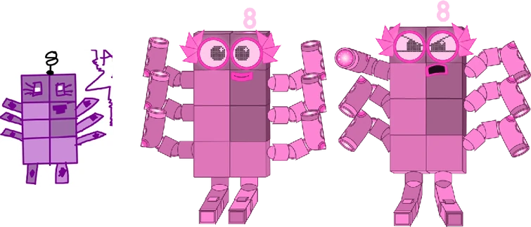 Robotic Numberblocks 8-9 | Fandom
