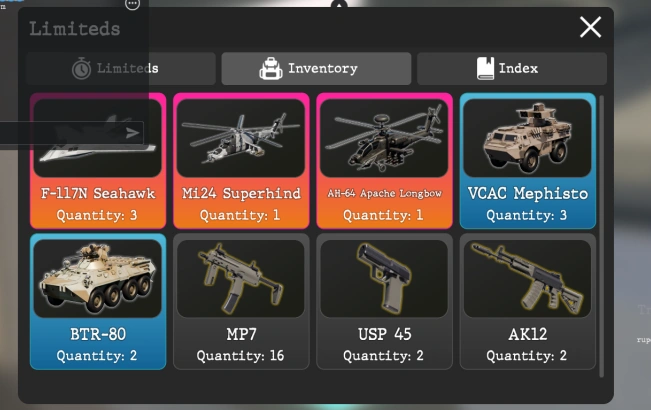 Inventory showcase | Fandom