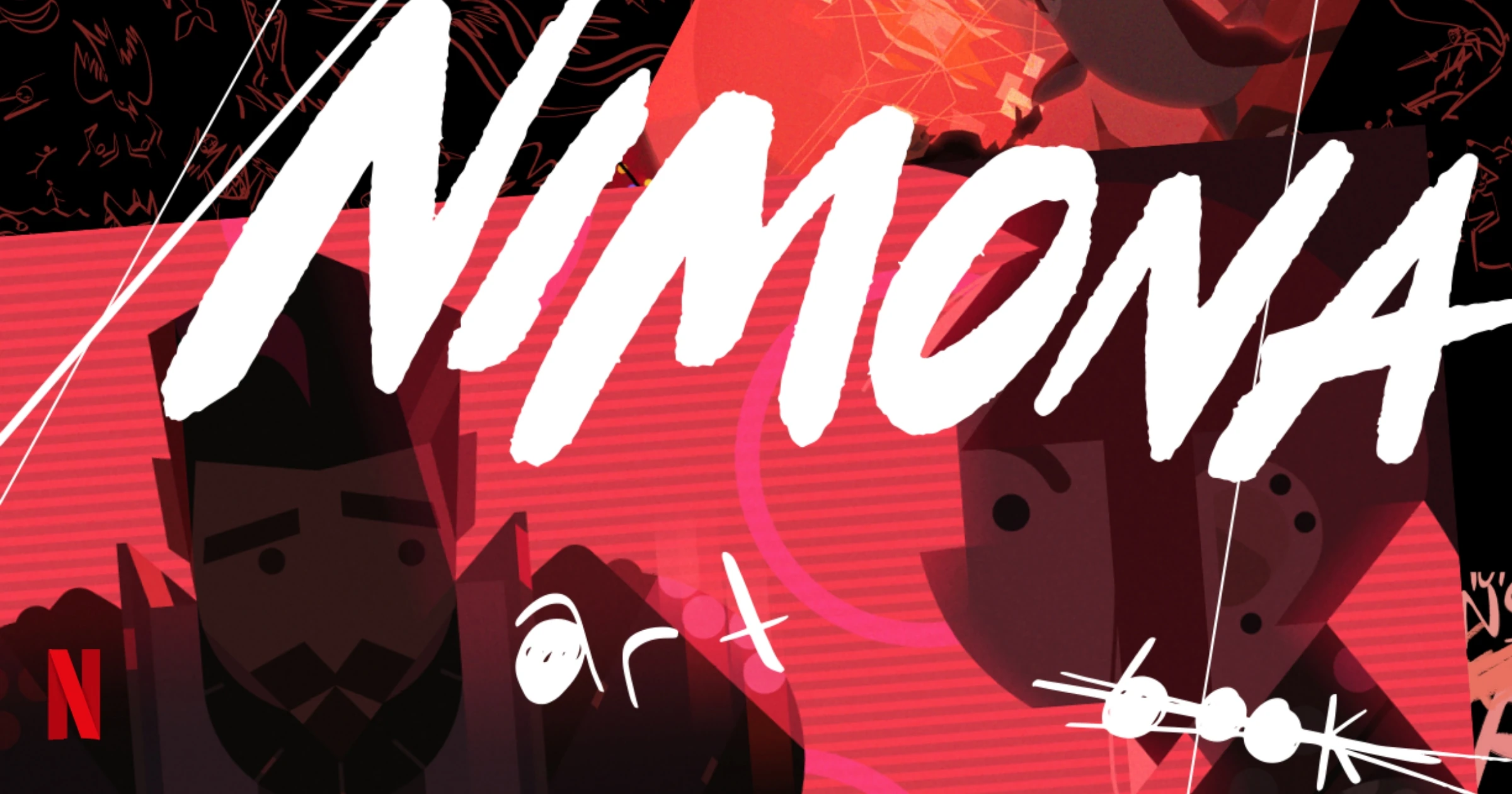 Netflix released a 358-page digital, multimedia "Nimona" movie artbook ...