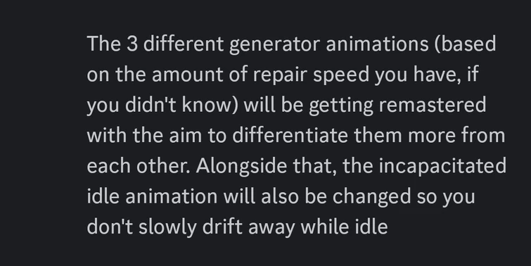 NEWS REGARDING UPCOMING CONTENT (New gen animations + 2v10 announcement) | Fandom