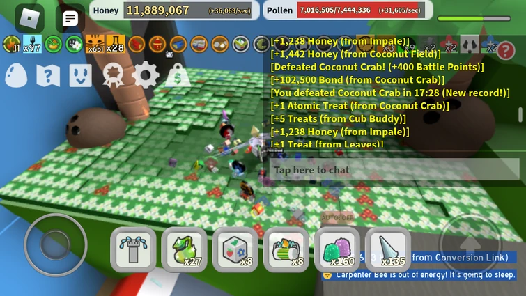Look at the rewards I got from Coconut Crab!!! | Fandom