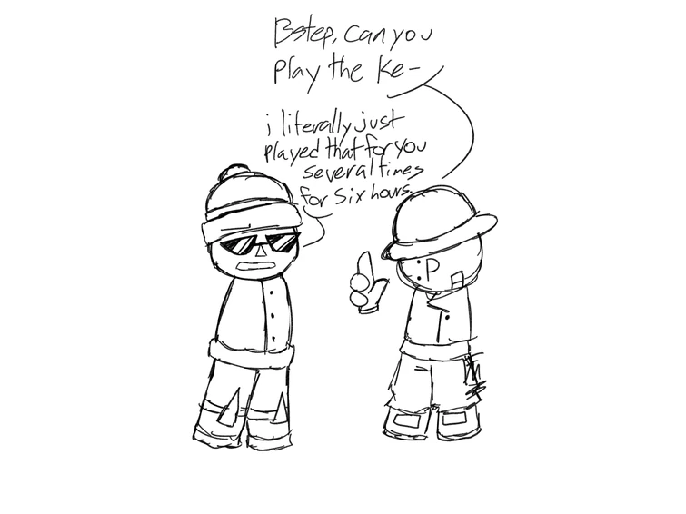 banzack and bambistep doodle | Fandom