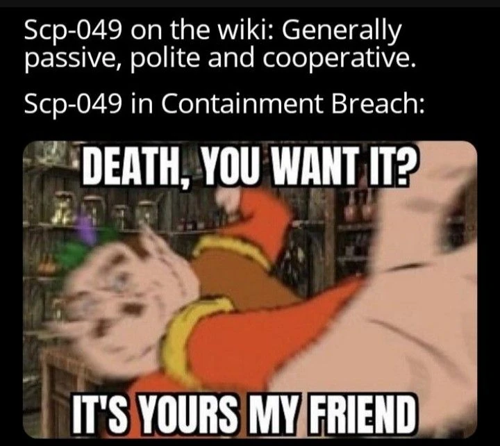 scp villain meme | Fandom