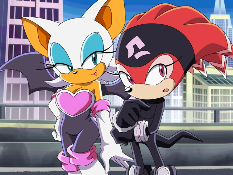 Rouge and Shade in Sonic X: Art by Y-Firestar on Twitter | Fandom