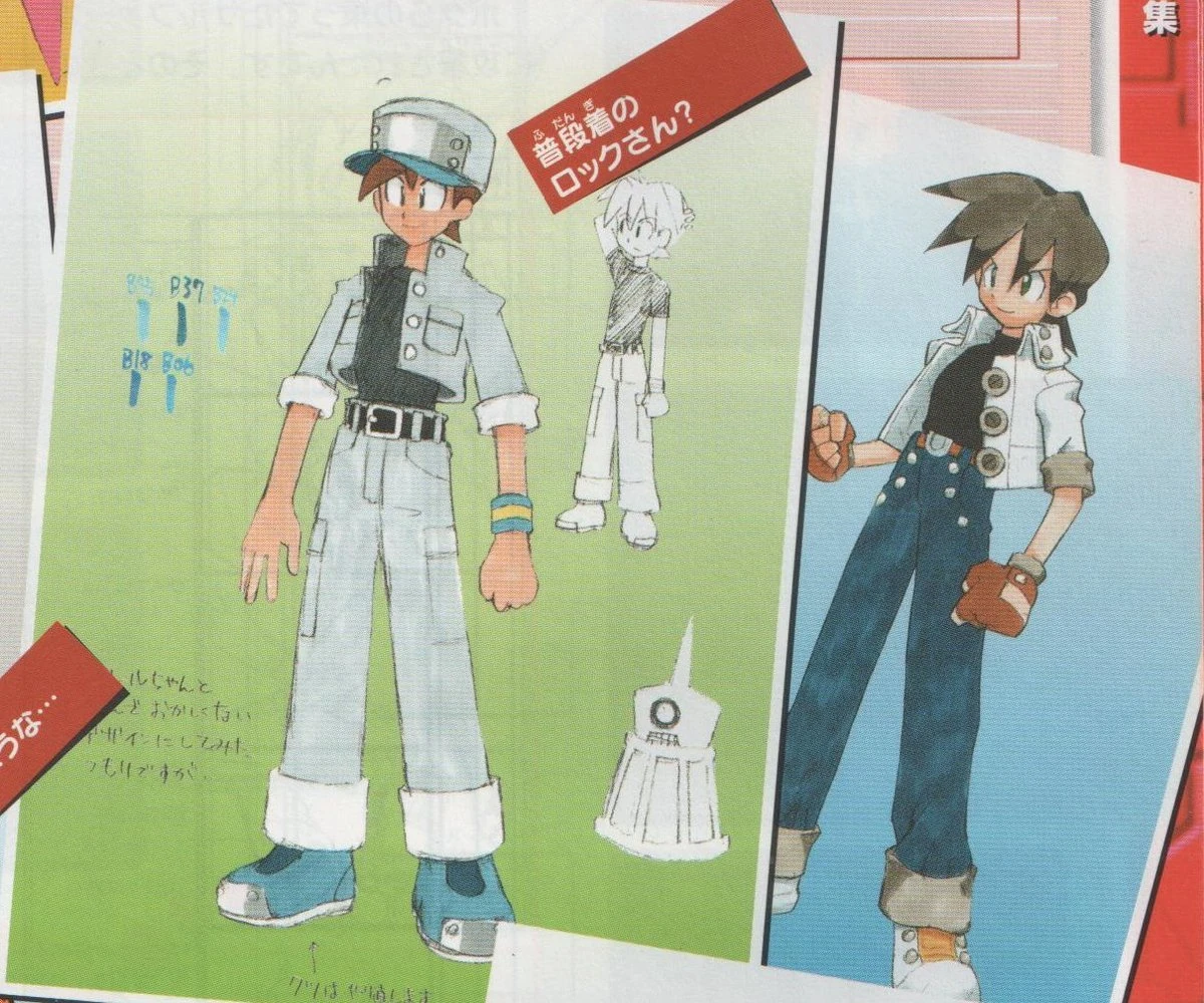 Why did Capcom scrap this casual wear design of Mega Man Volnutt it's ...