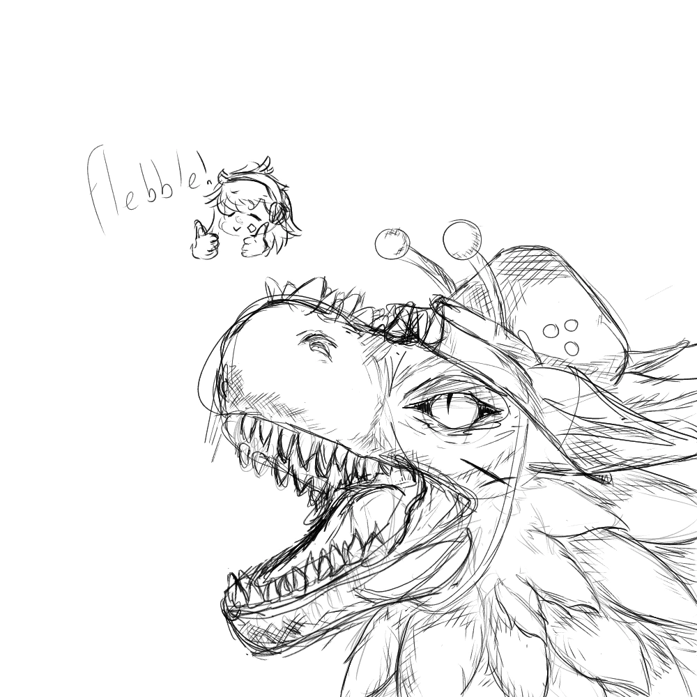 Flebble art wip I took too long on | Fandom