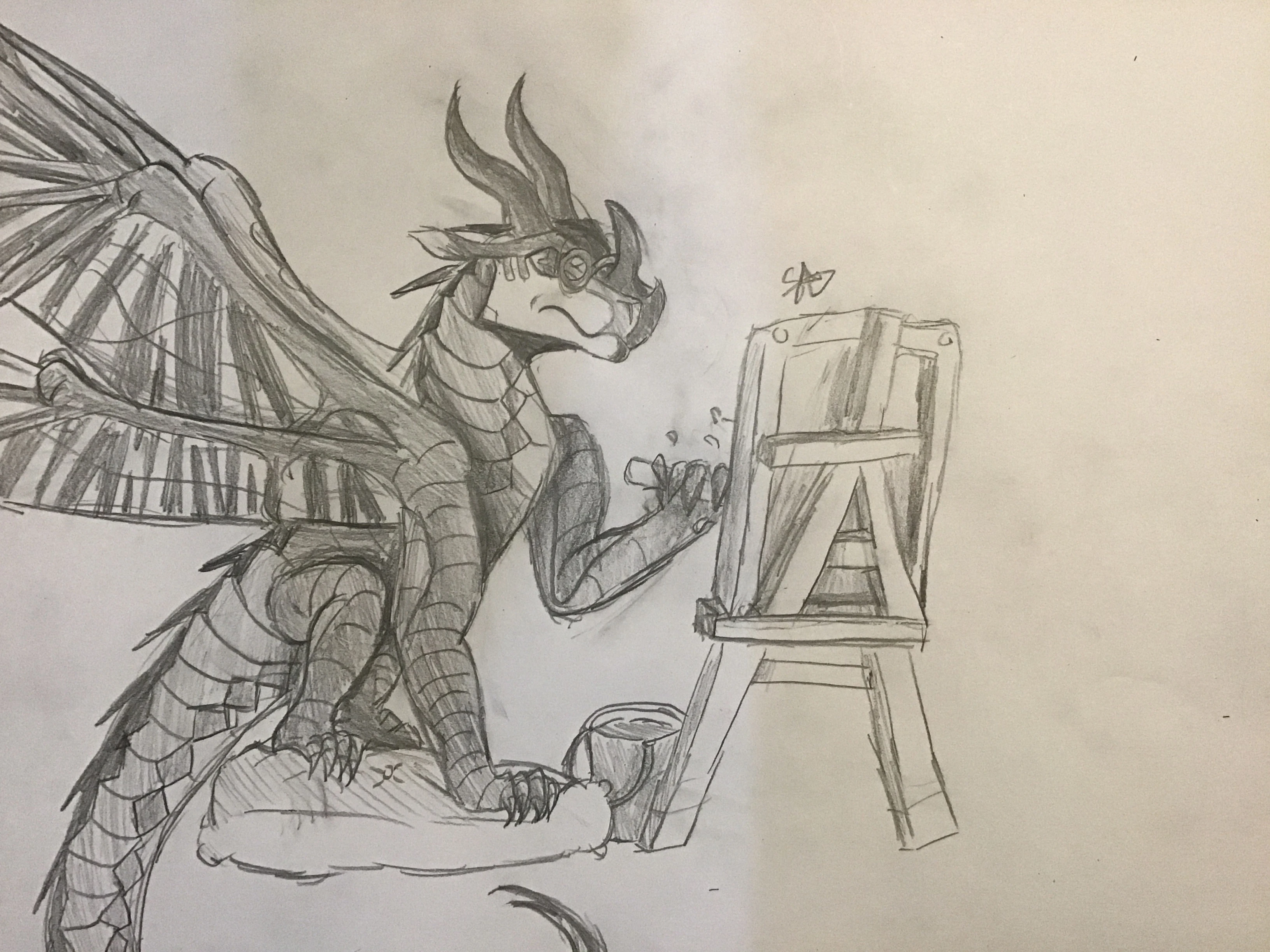 Drawing WoF characters each day till I get better (Day 4, Lady Scarab ...