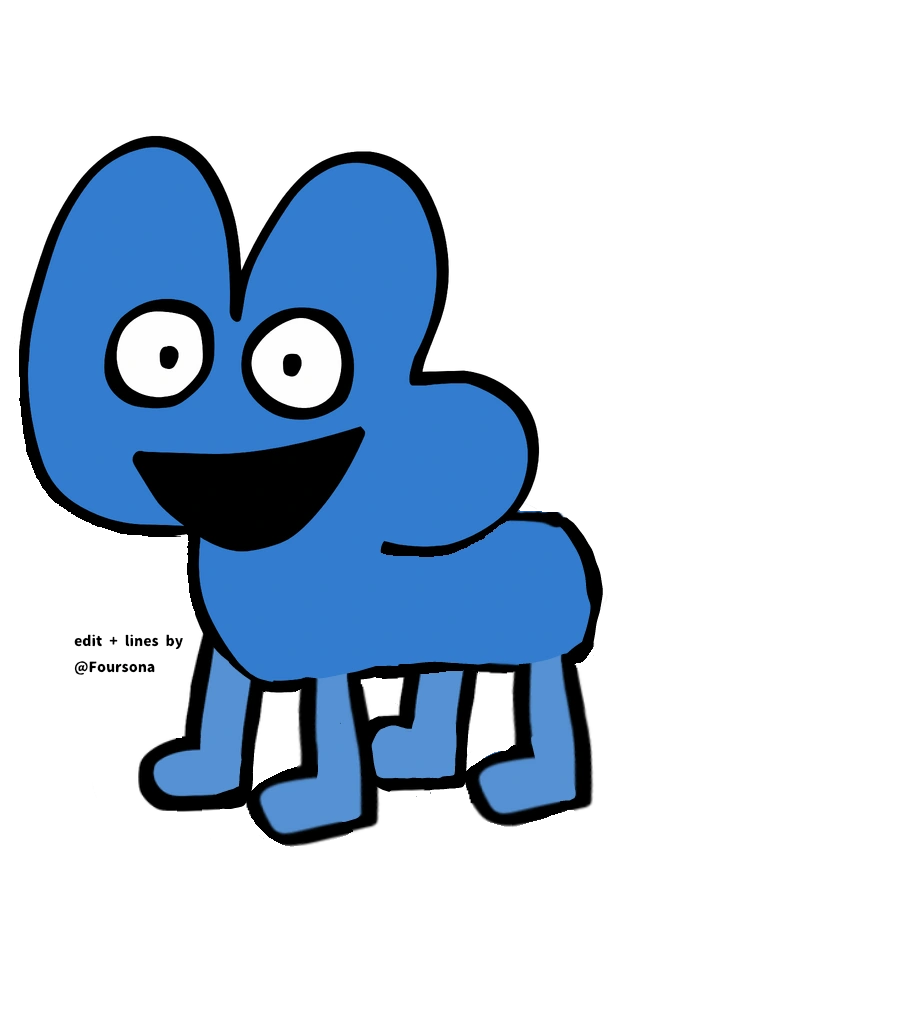 FOUR BFB foursona feral asset - F2U ☆ | Fandom