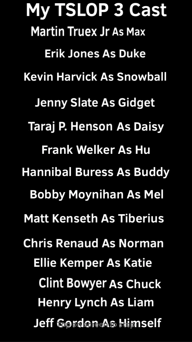 Cast change for my made up tslop 3 cast | Fandom