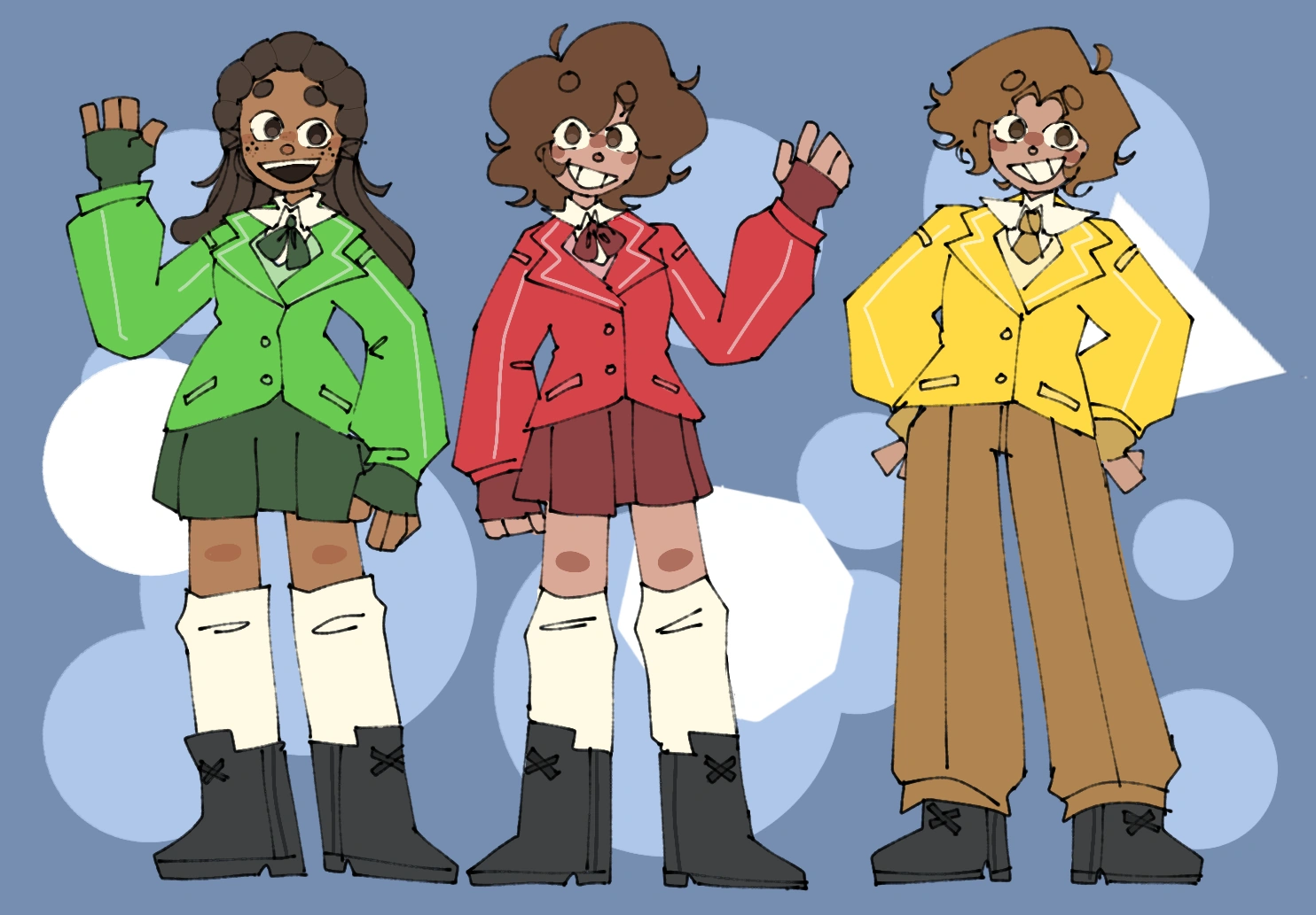 These Three Wonderblocks as humans | Fandom