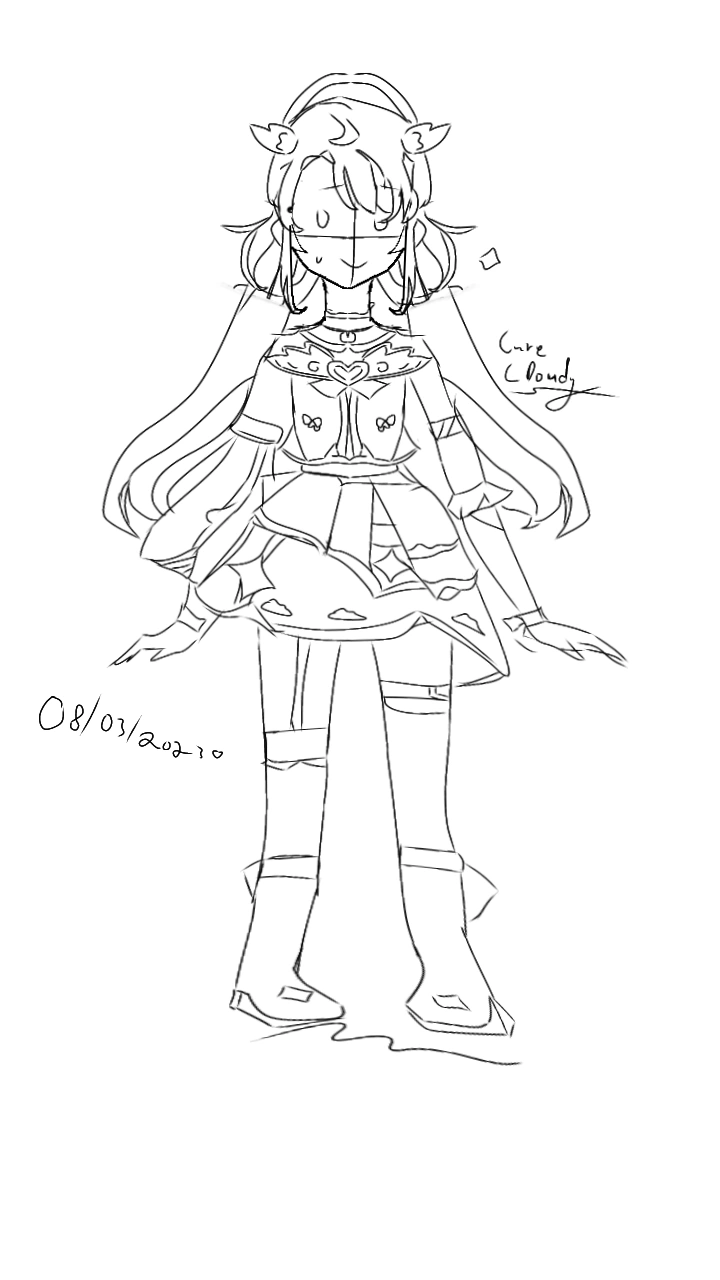 cure cloud old design | Fandom