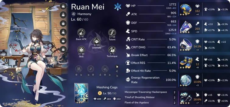 Need help building Ruan Mei | Fandom