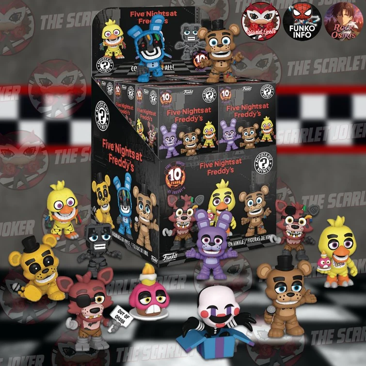 Funko revealed the ruin line and the 10th anniversary golden freddy ...