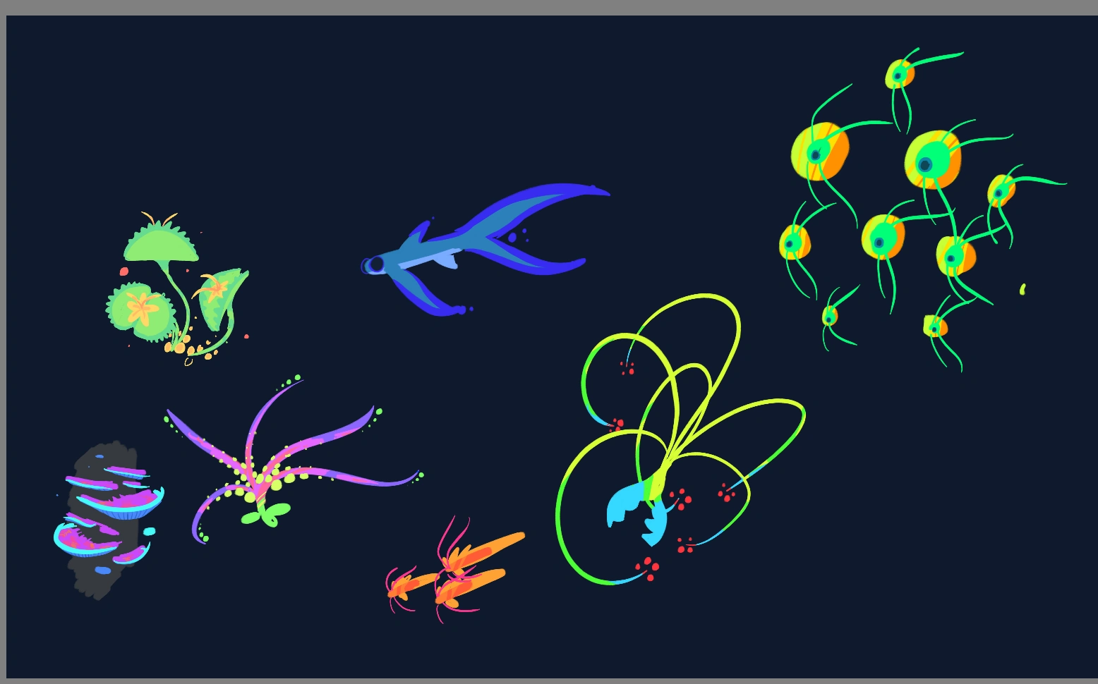 Some bioluminescent plant/npc concept ideas? | Fandom