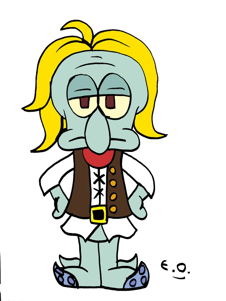 My drawing of Squidward from the new movie | Fandom