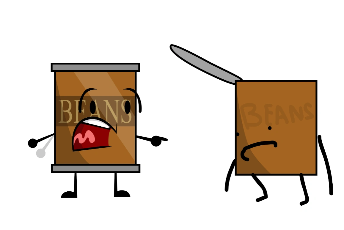 bean can sees his old design | Fandom