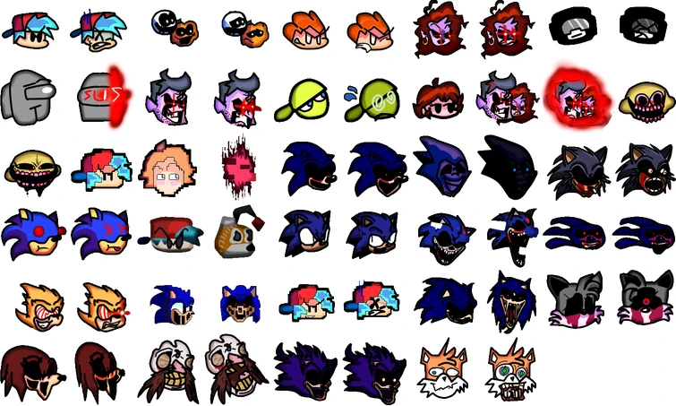 Icon Grid de el mod de Sonic.EXE | Fandom