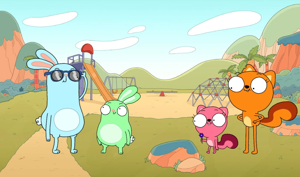 Kiff & Barry and their kids at the playground | Fandom