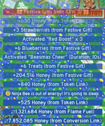 "omg get festive bee it gives festive blessing from festive gift 100% ...