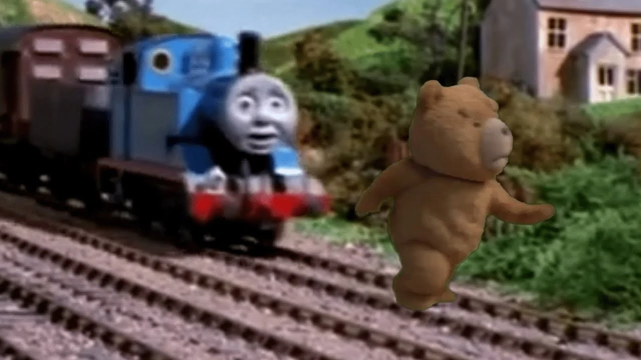 Ted running away from Thomas | Fandom