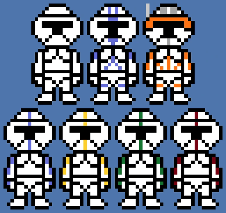 Clone Trooper Pixel Art | Fandom