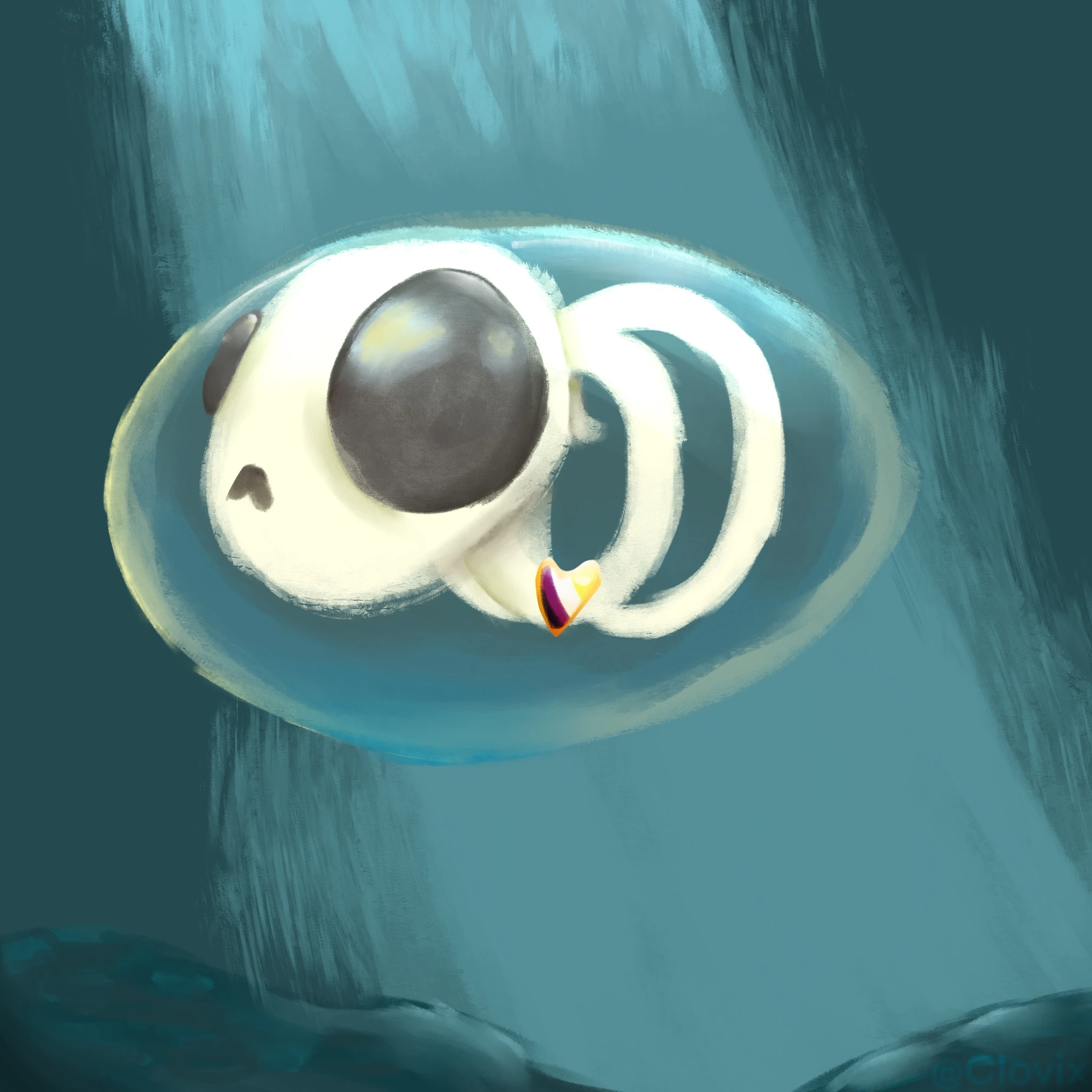Sea panda painting | Fandom