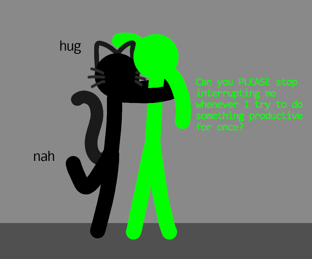 the curse of having a cat distract you from being productive | Fandom