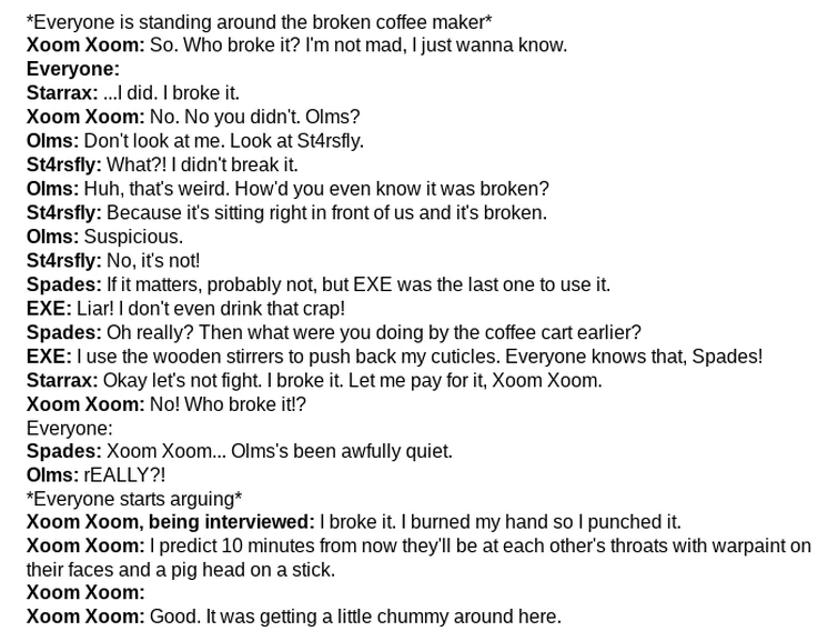 Incorrect quotes... Im scared... | Fandom