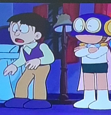 Isn't he tame(from doraemon series) what is he doing in perman?? 🤔🤨 ...