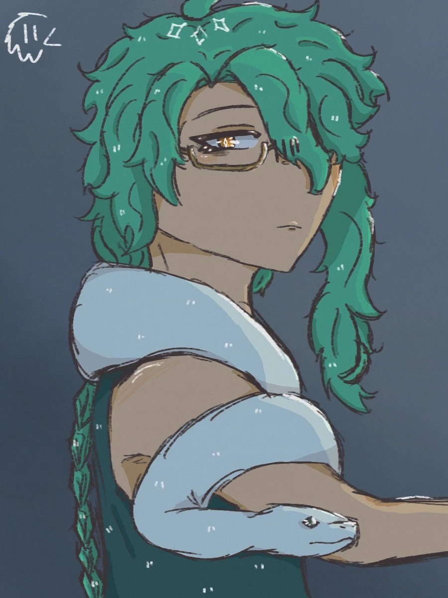 Baizhu drawing is finished! (click to see the full image) | Fandom